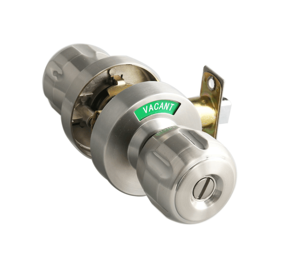 MUTEX BLS2 Bathroom Door Knob Lock with Large Indicator – MUTEX Locks