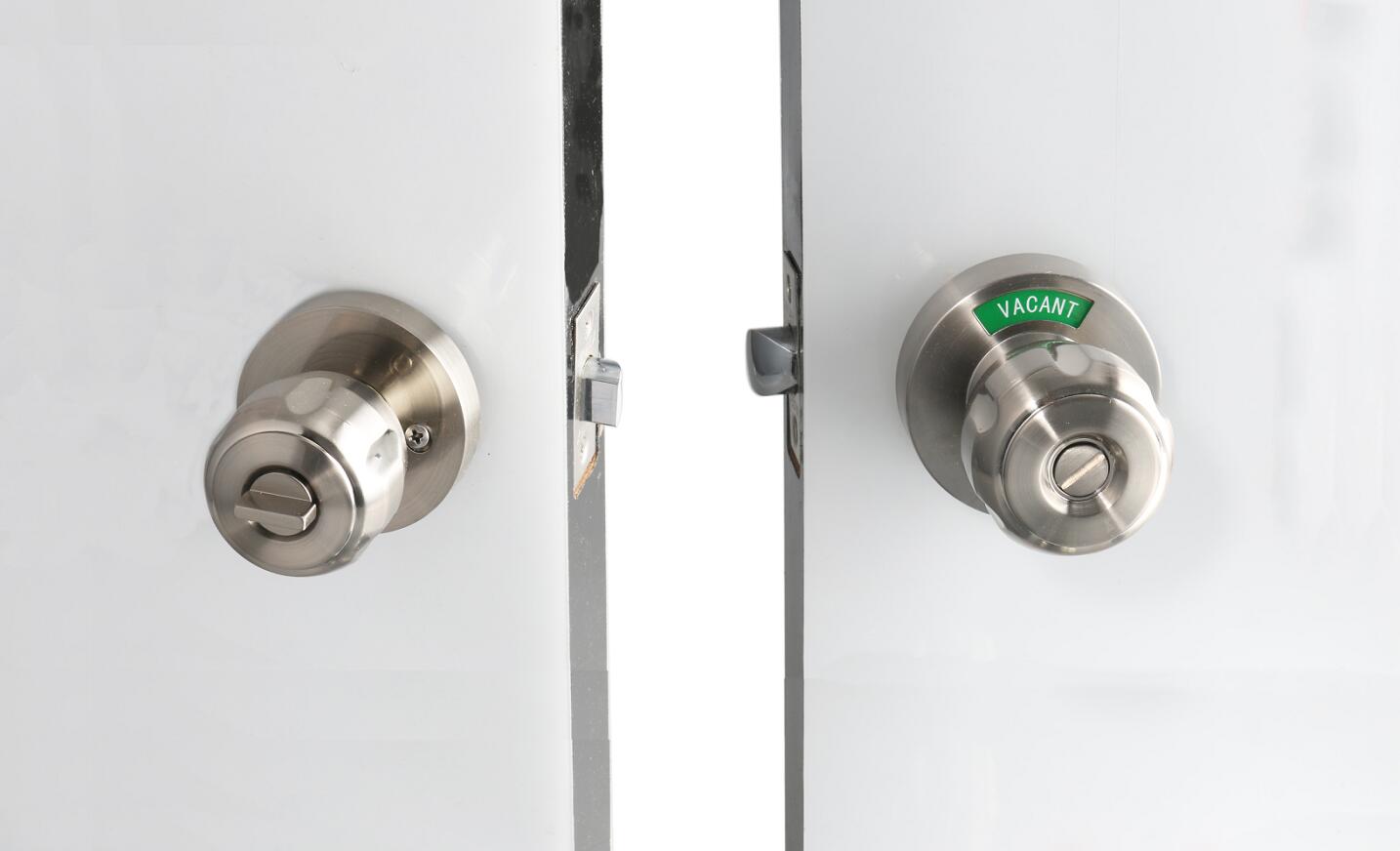 MUTEX BLS2 Bathroom Door Knob Lock with Large Indicator – MUTEX Locks